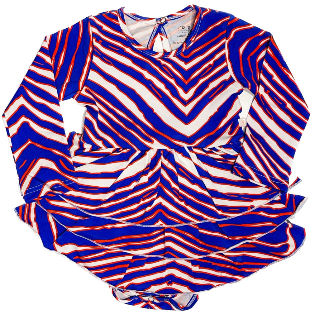 NEW Allen LONG SLEEVE Triple Layer Ruffle Bubble – Buffalo Baby